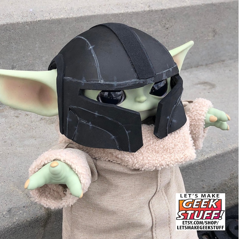 Digital Pattern: Baby Yoda Grogu Foam Mando Helmet With - Etsy Australia