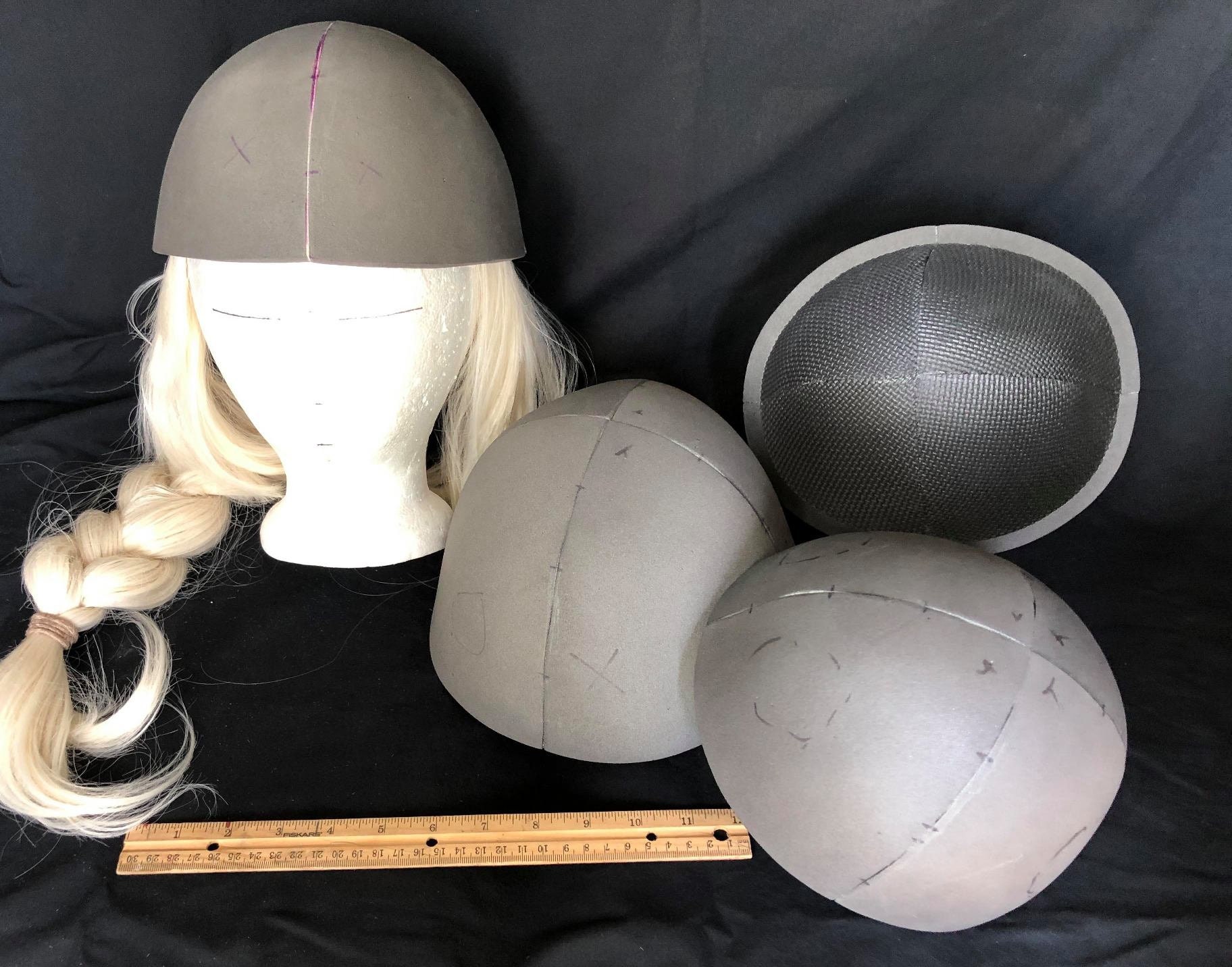 Basic Foam Pattern: Cosplay or Larp Helmet Dome Foundation 4 - Etsy