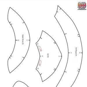 Digital Pattern and Tutorial Video: Kitsune Mask Pattern. Fox or Cat ...