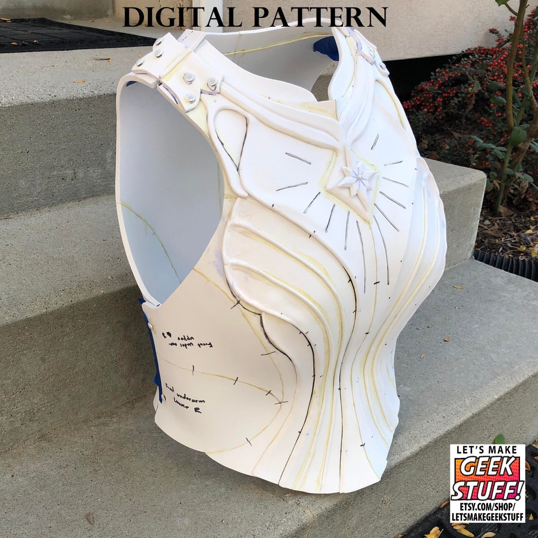 Elven Queen Chest Armor : Digital Pattern for EVA Foam and ...