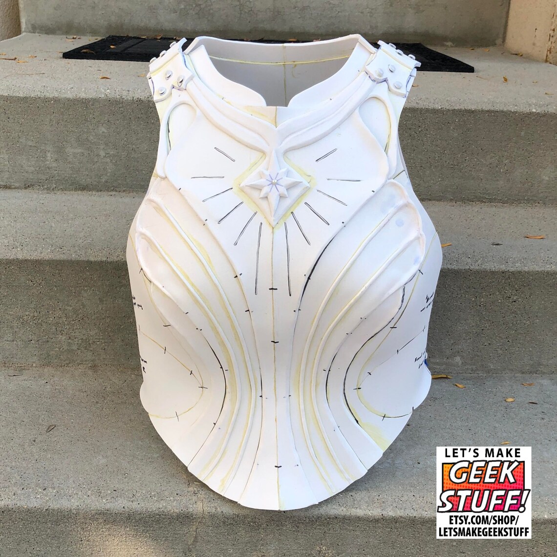 Elven Queen Chest Armor : Digital Pattern for EVA Foam and ...