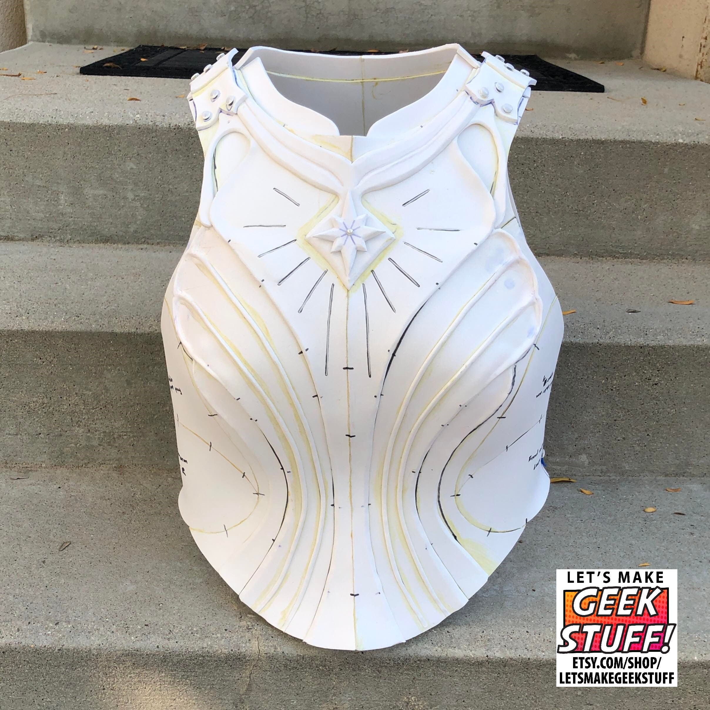 Elven Queen Chest Armor : Digital Pattern for EVA Foam and ...
