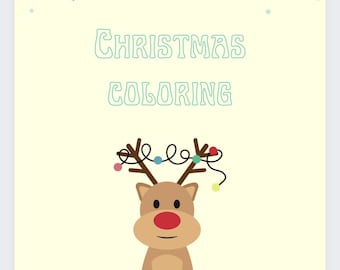 Christmas Coloring Pages, Santa, Presents, Snowman, Reindeer, Ornament ...