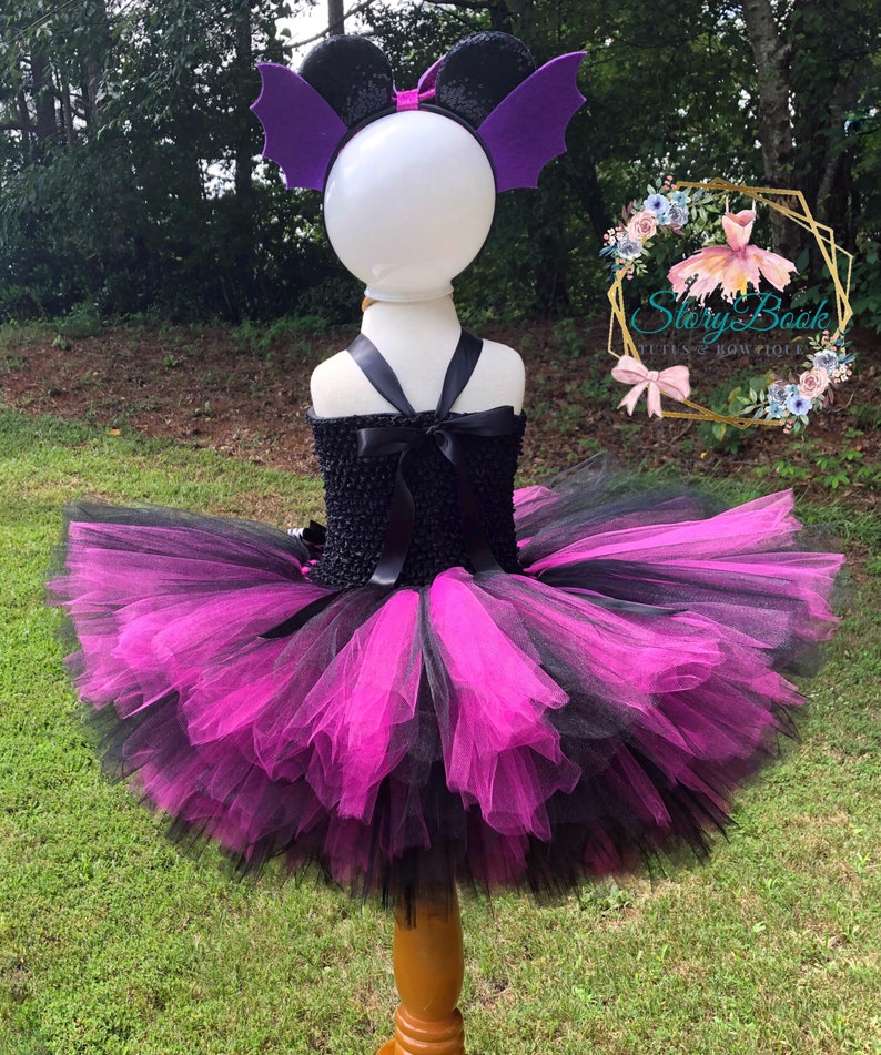 Vampire Mouse Costume Girls Halloween Costume Minnie Mouse - Etsy