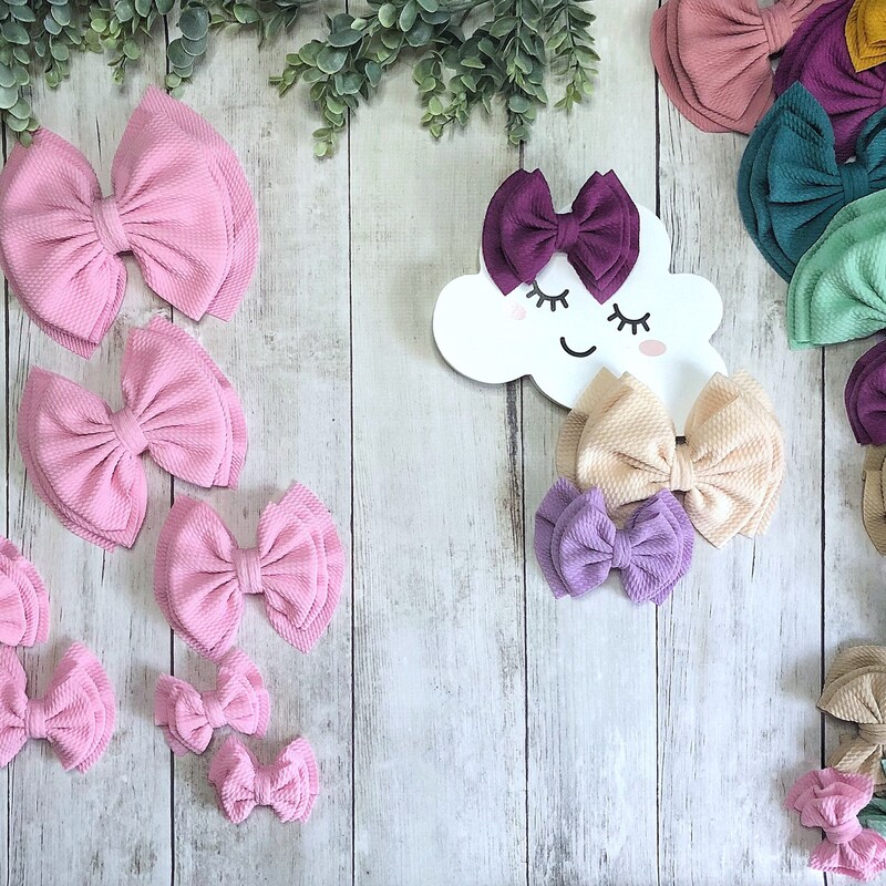 Double Stacked Bow - Etsy