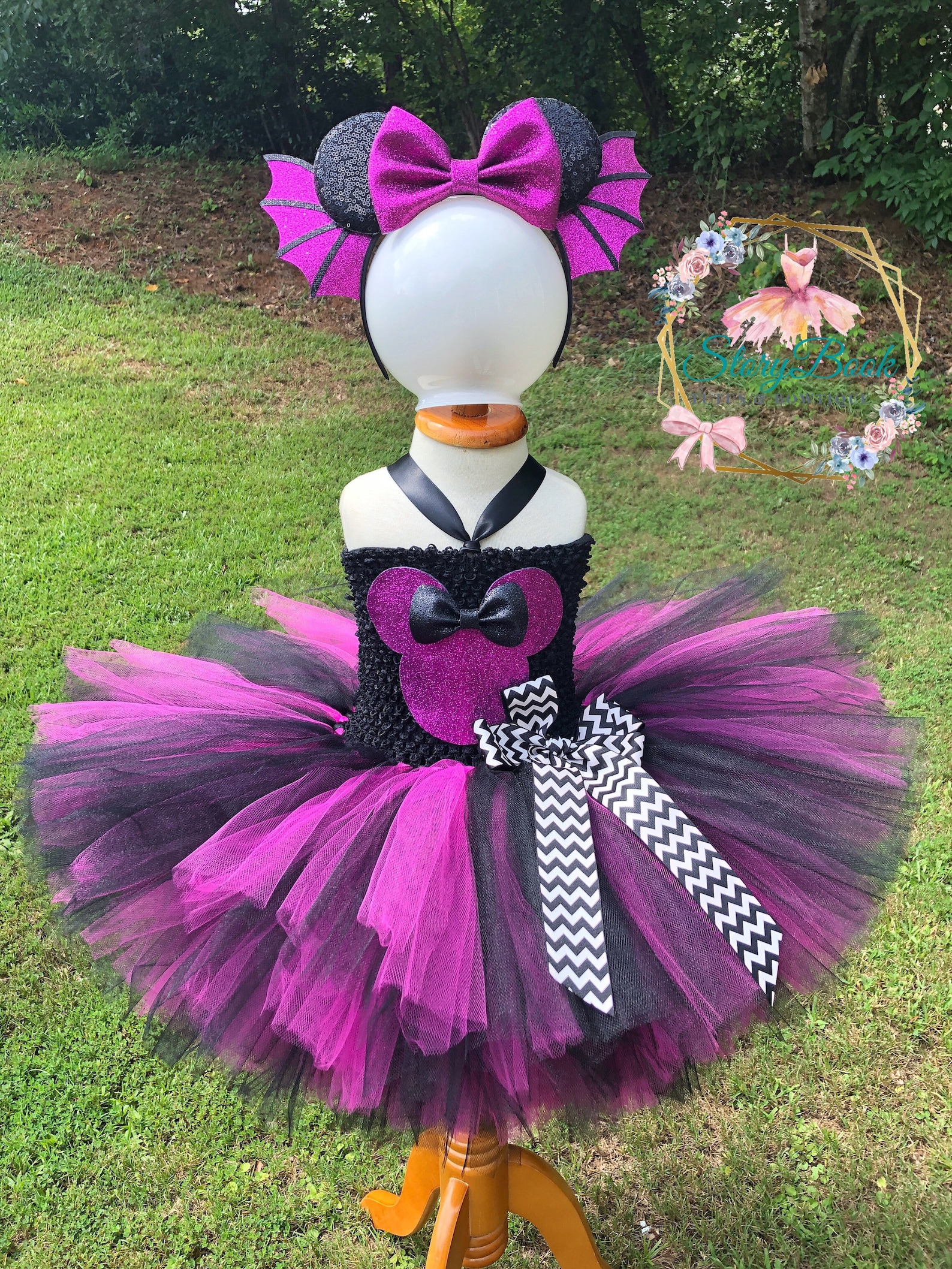 Vampire mouse costume girls Halloween costume Minnie mouse | Etsy