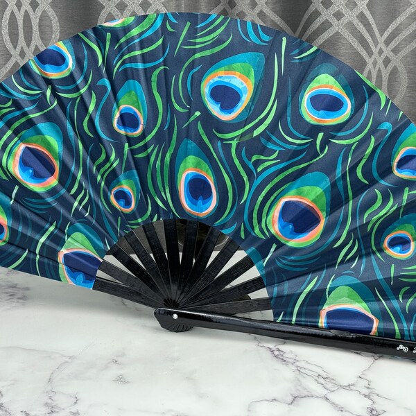 Peacock Fan - Etsy