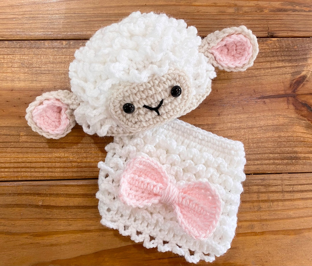 Crochet Lamb Outfit: Newborn Photo Prop or Baby Shower Gift, Sheep ...