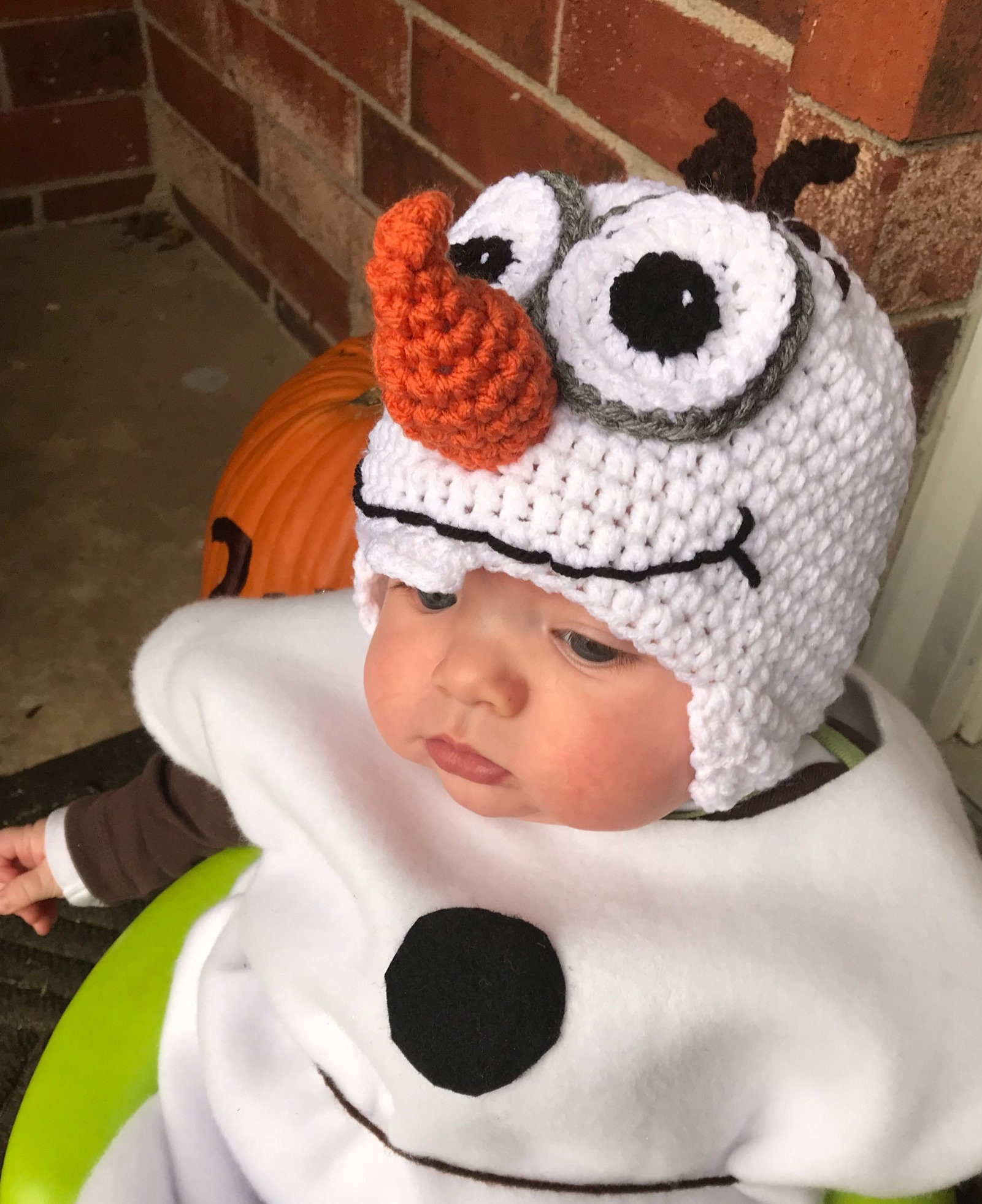 Olaf Inspired Hat Snowman Hat Olaf Costume Frozen Olaf | Etsy