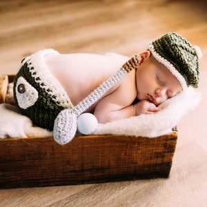 Golfer Outfit, Newborn Golf Outfit, Golf Hat, Newborn Pictures, Golfer ...