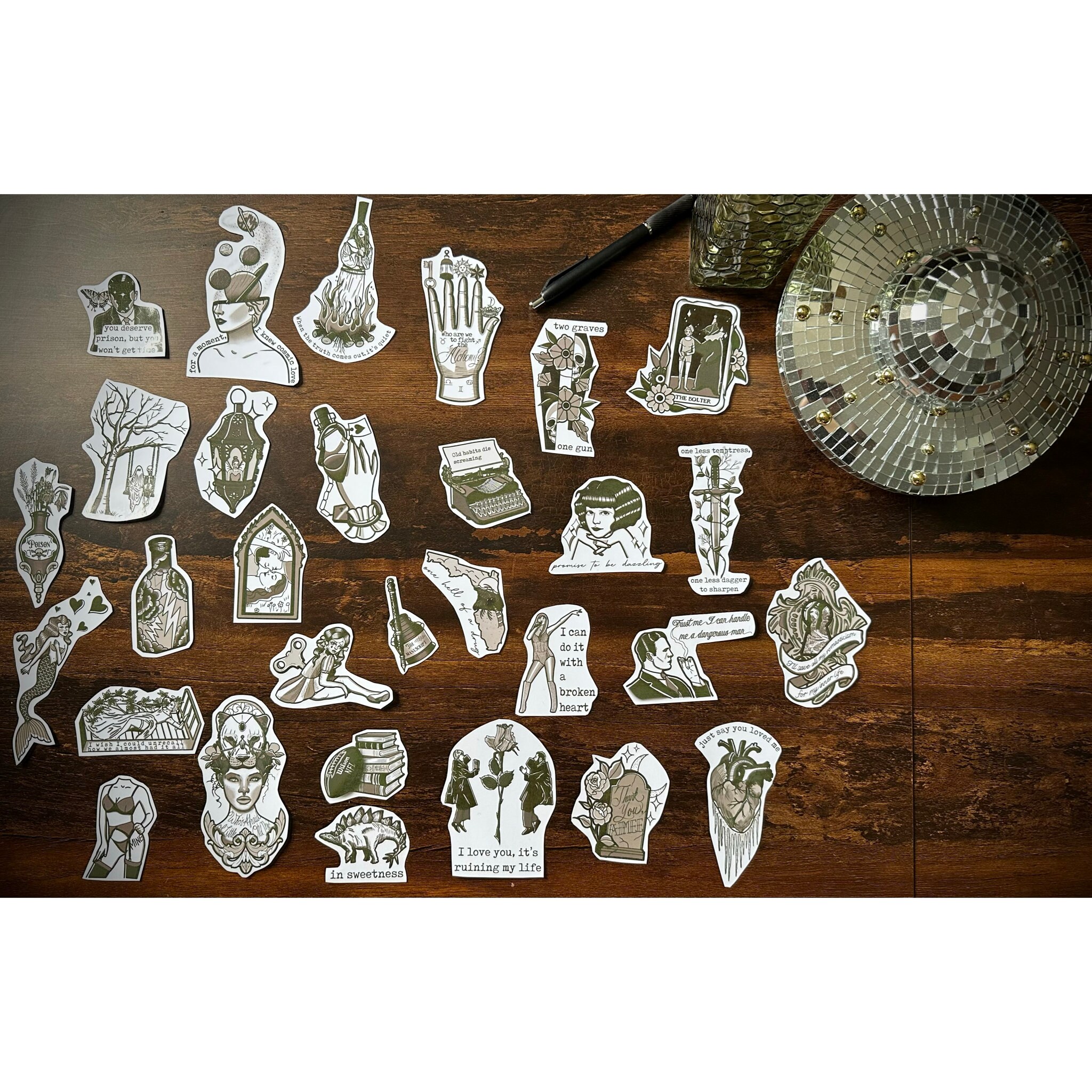 TTPD Sticker Set 31 Stickers - Etsy