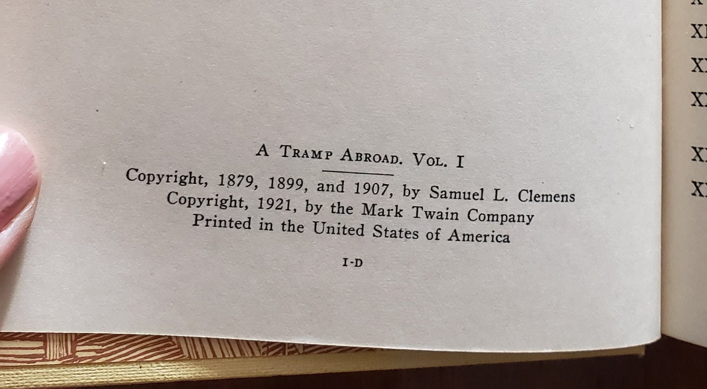 Antique American Artists Edition the Complete Works of Mark Twain ...