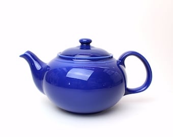 Cobalt blue teapot | Etsy