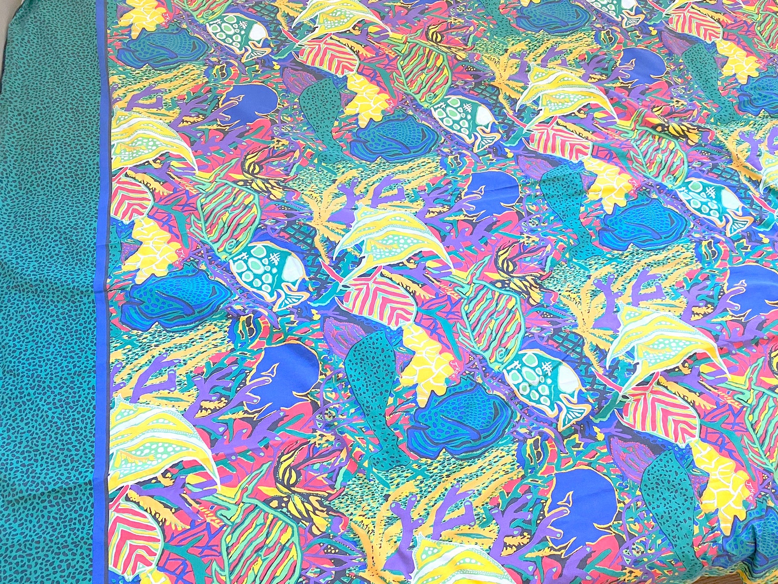 Vintage Jenny Kee Duvet Doona Cover Tropikee by Sheridan 80s 90s Double ...