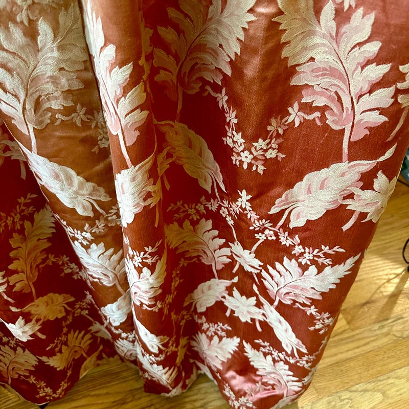 Brocade Curtains - Etsy