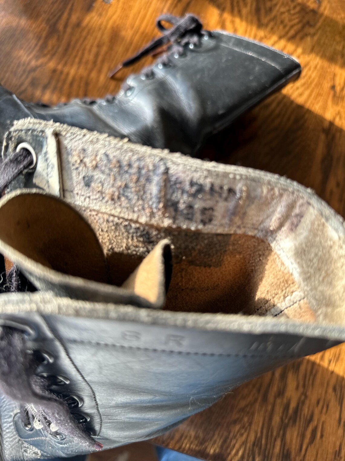 Vintage 1950's US Army Cap Toe Leather Combat Boots | Size 8R - Etsy