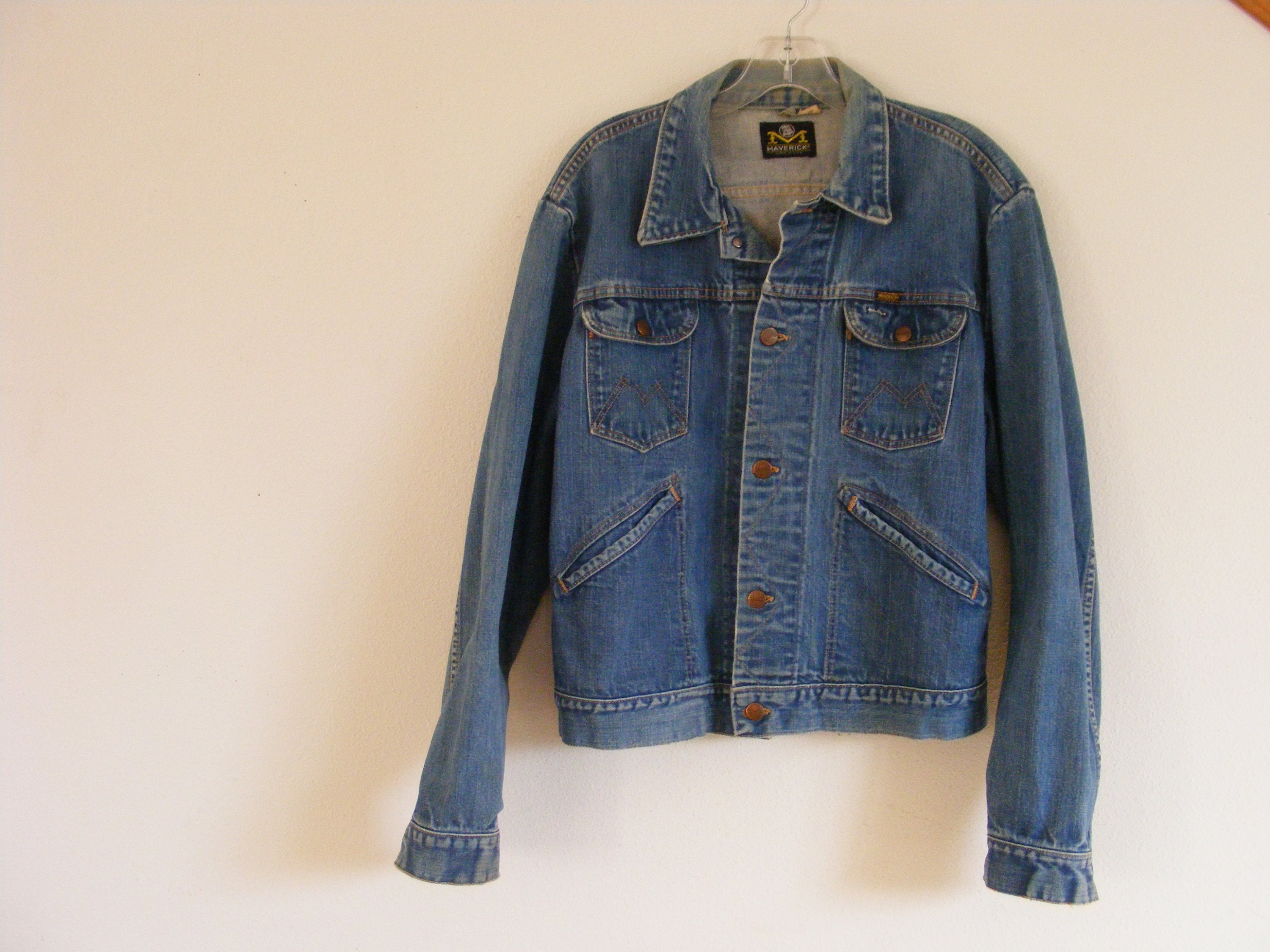 Vintage 1960s 60s Maverick Blue Bell Denim Jacket Men's - Etsy