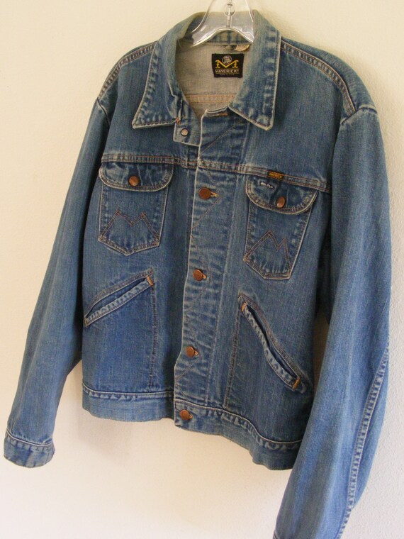 Vintage 1960s 60s Maverick Blue Bell Denim Jacket | M… - Gem