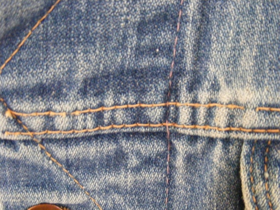 Vintage 1960s 60s Maverick Blue Bell Denim Jacket | M… - Gem