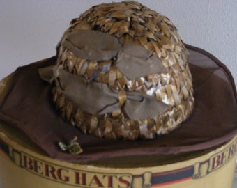 Straw Cloche Hat - Etsy