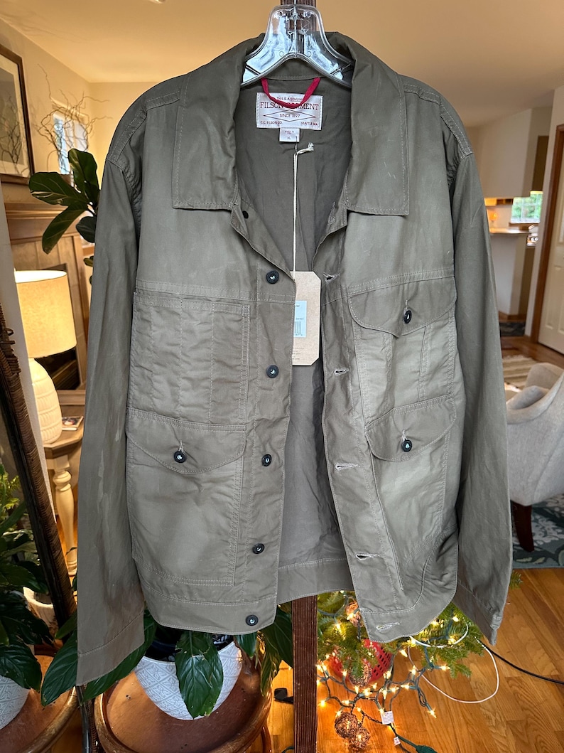 Vintage Filson Field Jacket Made in USA | Men's XL Tin Cloth Utility ...