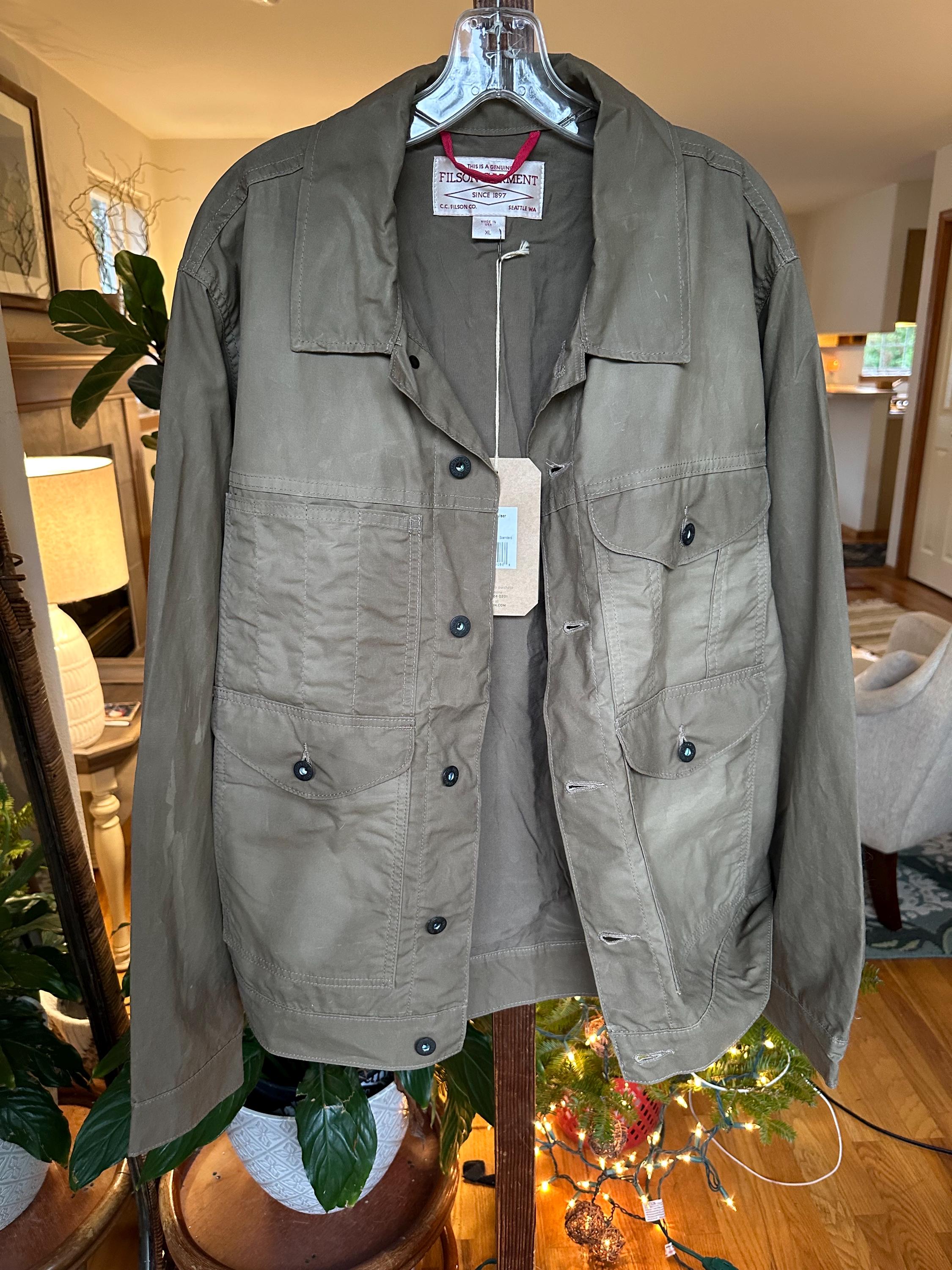 Vintage Filson Field Jacket Made in USA | Men's XL Tin Cloth Utility ...
