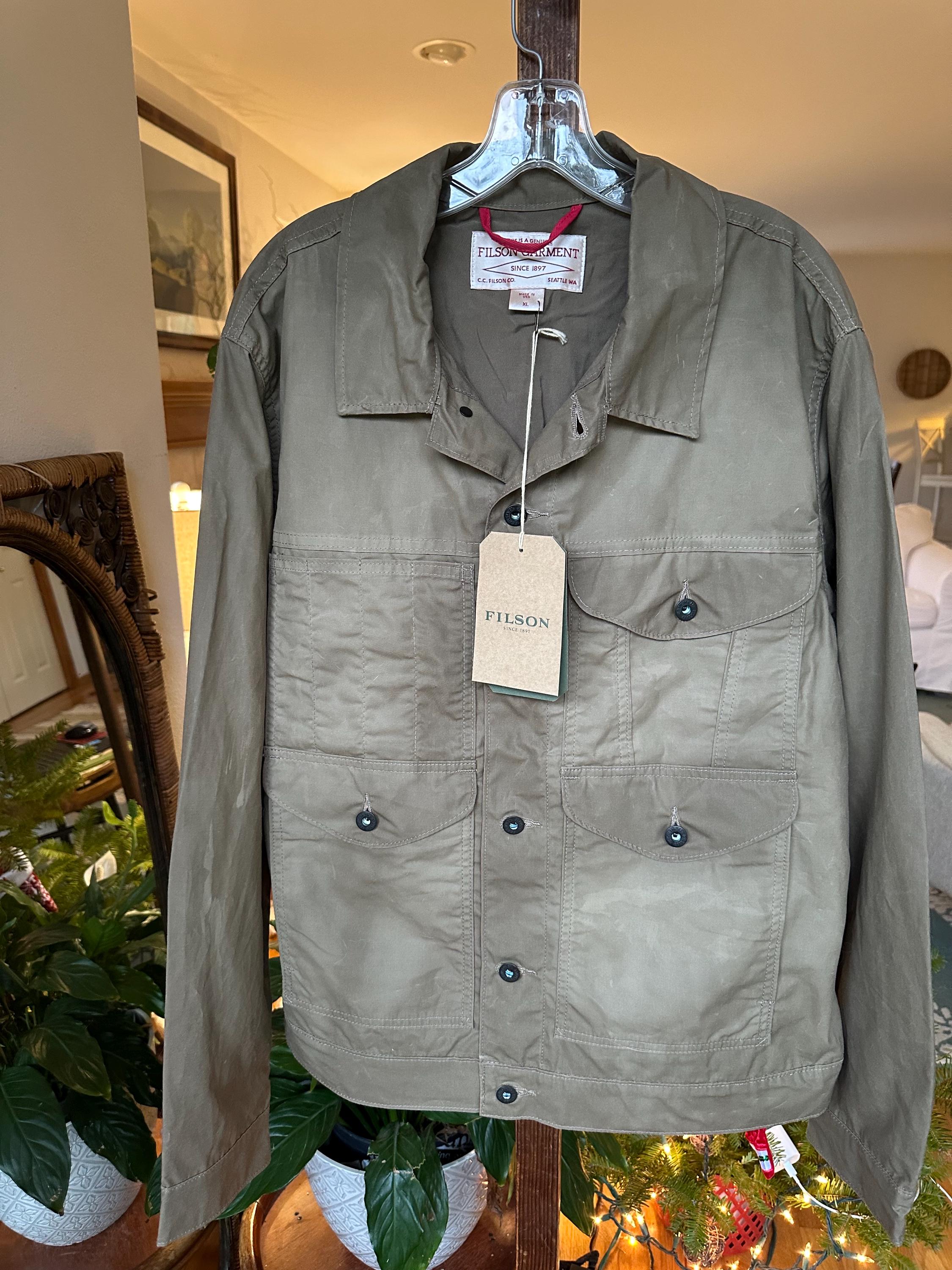 Vintage Filson Field Jacket Made in USA | Men's XL Tin Cloth Utility ...