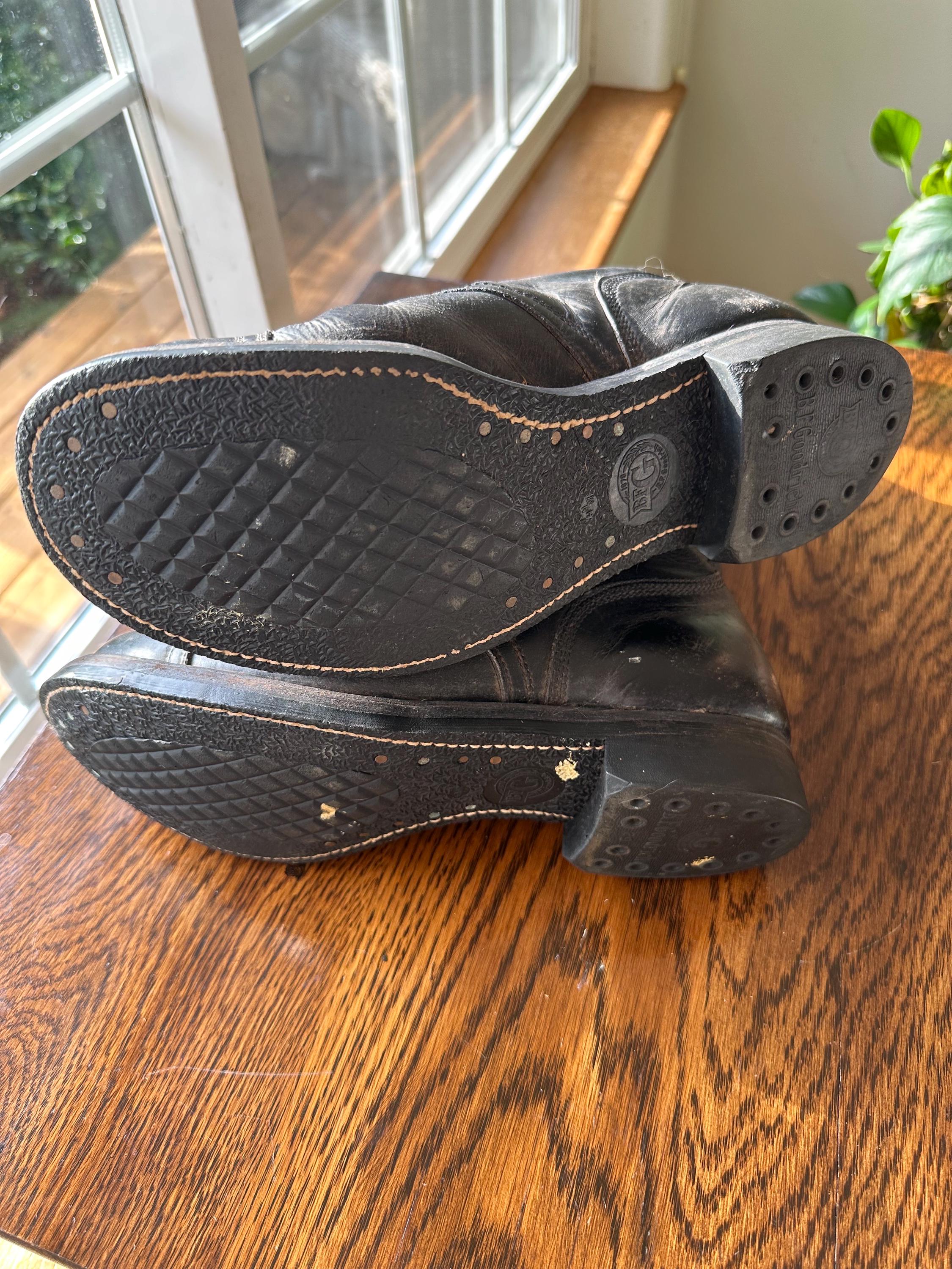 Vintage 1950's US Army Cap Toe Leather Combat Boots | Size 8R - Etsy