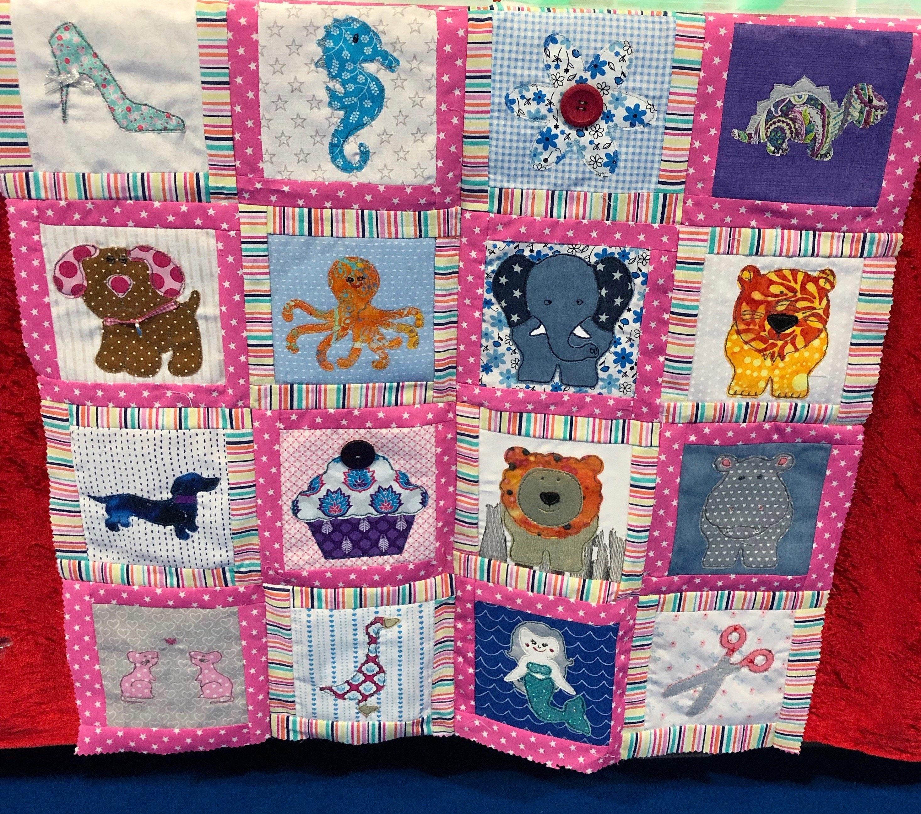 A Set of Seven Square Quilting Sewing Craft Acrylic Templates up to 7.5 ...