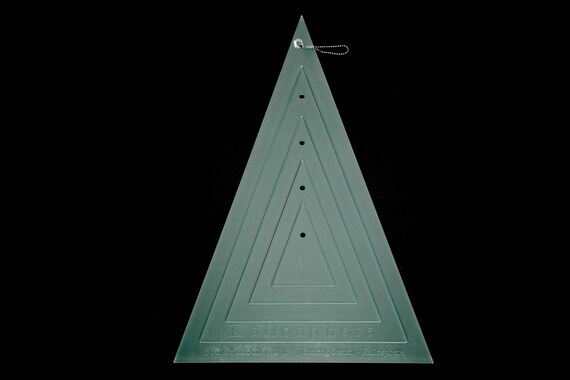 A Set of Five Extra Large Acrylic Bunting Triangle - Etsy