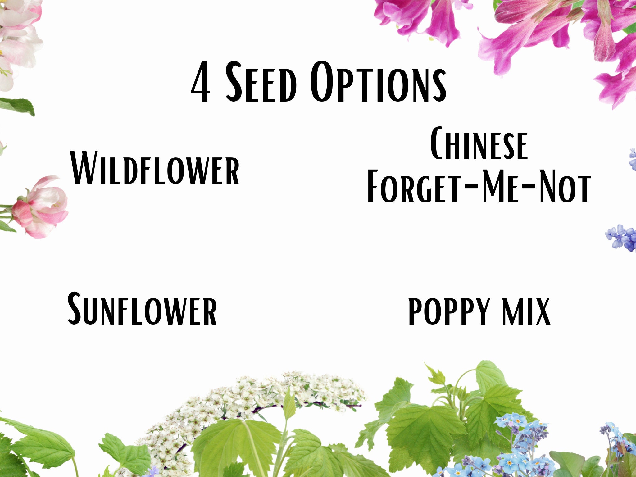 Loving Memory Wildflower Seed Packet, Memorial Favor, Funeral Packet ...