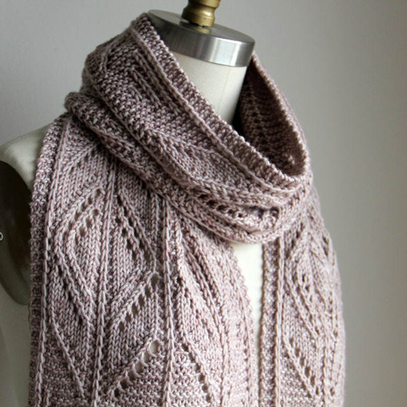 Winter Knitted Scarf - Etsy
