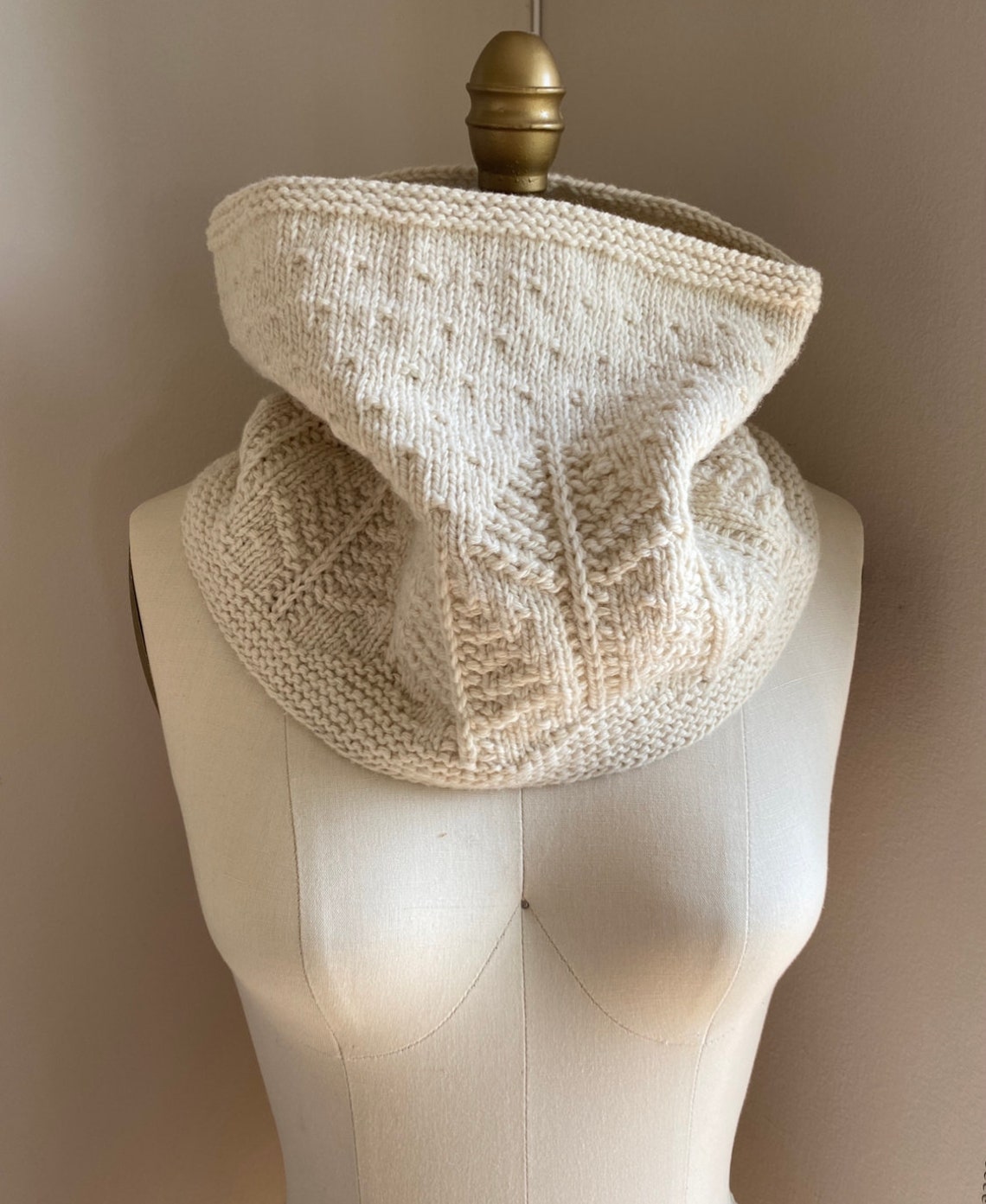 Seton Portage Cowl PATTERN, Knitting Pattern, Knit Pattern, Knit Cowl ...