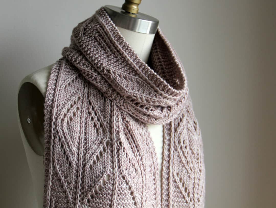 Winter Wish Scarf Knitting PATTERN, Knit Pattern, Knit Scarf Pattern ...