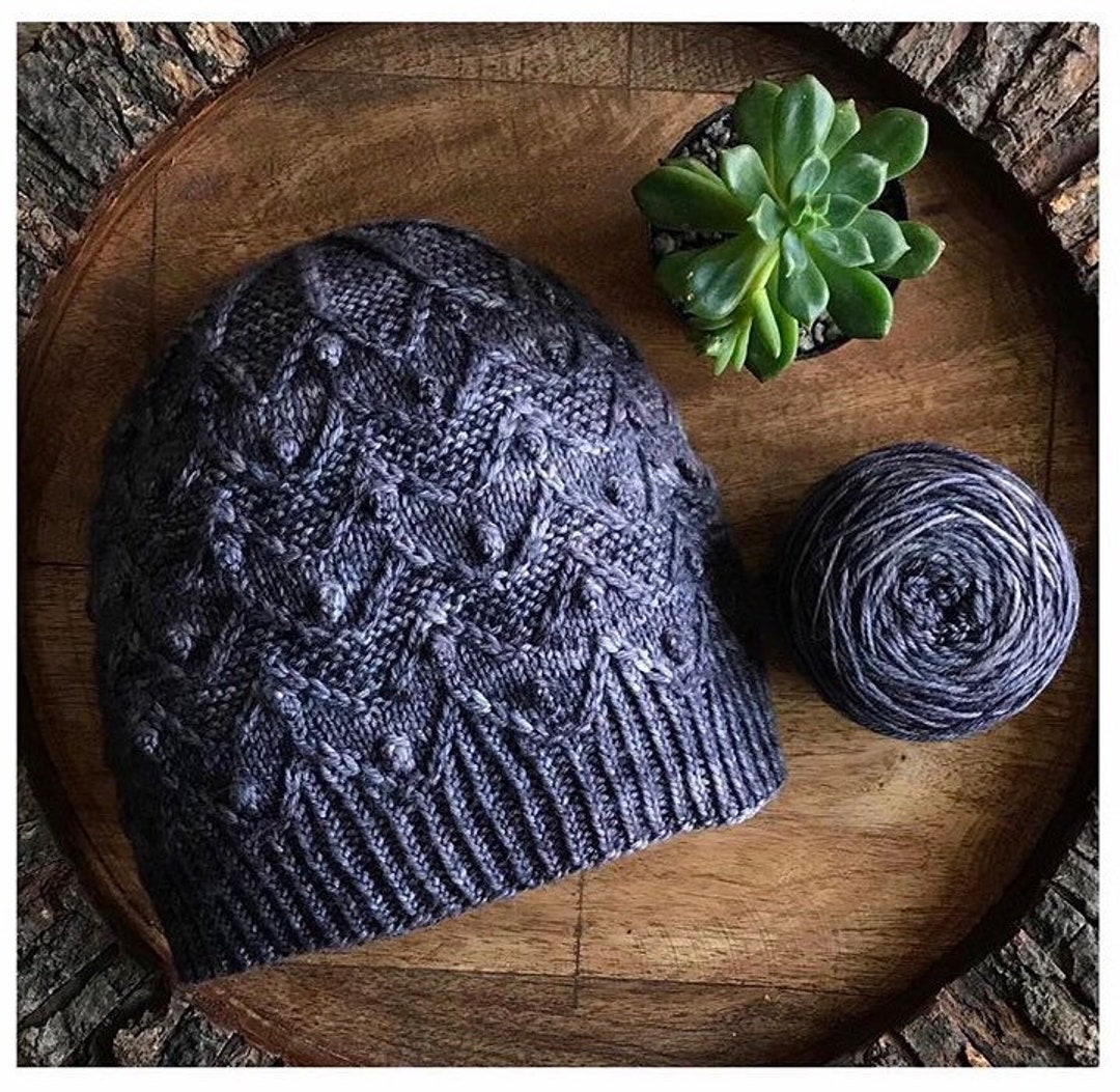 Let's Bobble Hat PATTERN ,knitting Pattern, Knit Hat Pattern, Knit ...