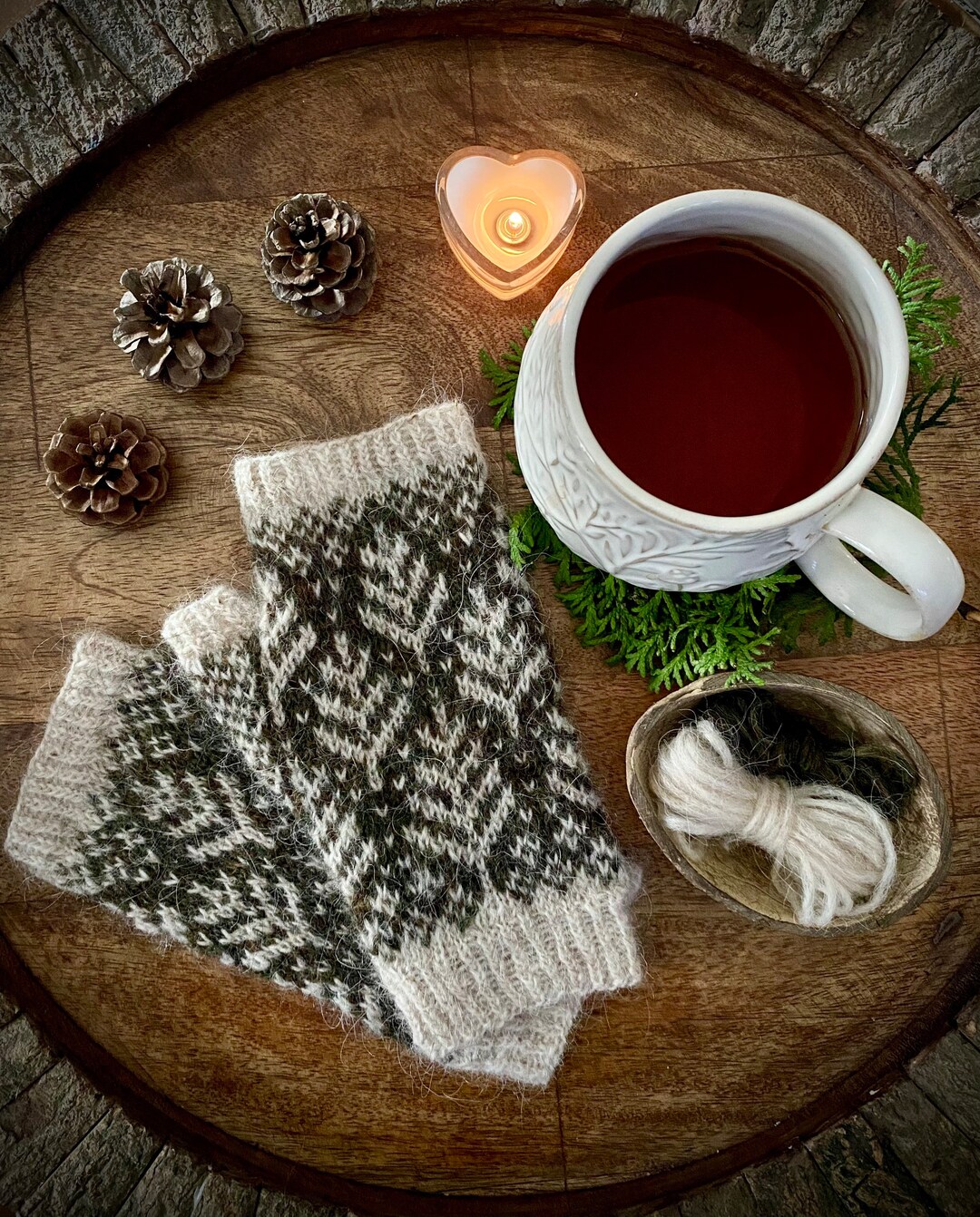 Beautiful BC Mitts Knitting PATTERN, Knitted Mitts Pattern, Stranded ...