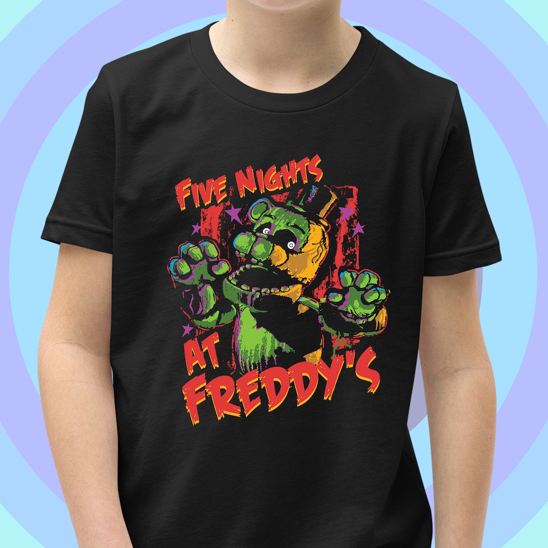 Five Nights at Freddy's T-shirt: Phantom Bear Tee, Kids & Toddler Sizes ...