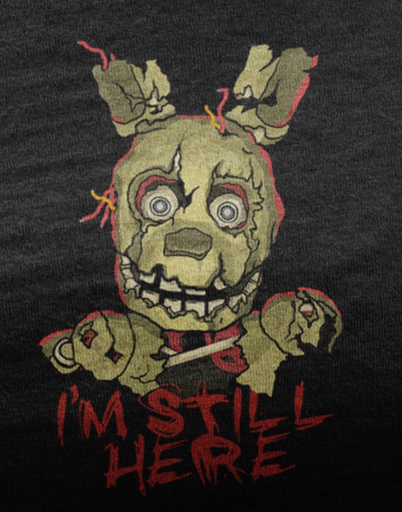 FNAF Springtrap Custom T-shirt Gamer Gift for Men and Women - Etsy