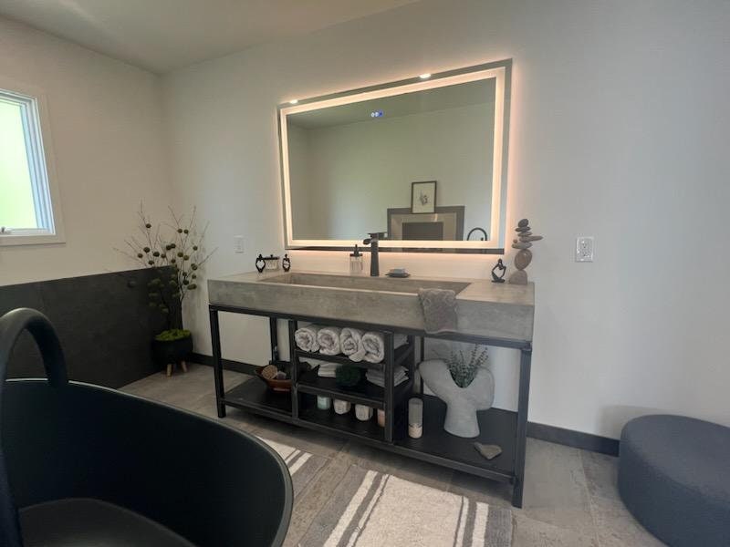 Concrete Vanity Slot Drain Sink ***6' Long*** (BASE NOT INCLUDED) - Etsy