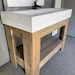 Concrete Trough Sink + Vanity Base Combo - Etsy