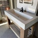 Concrete Trough Sink + Vanity Base Combo - Etsy