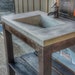 Concrete Vanity Slot Drain Sink + Vanity Base Combo. - Etsy