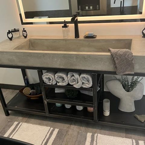 Concrete Vanity - Etsy