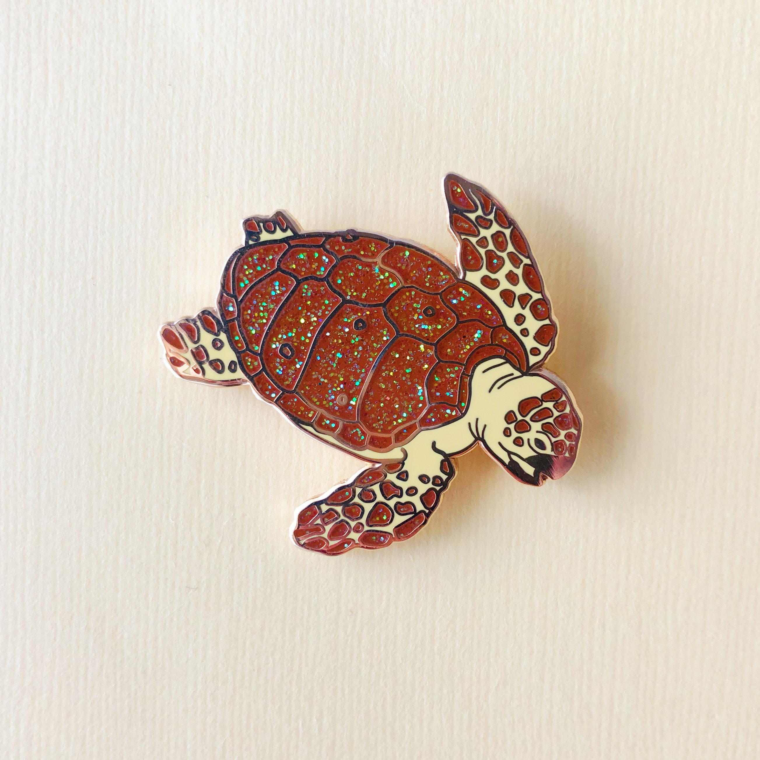 Loggerhead Sea Turtle Enamel Pin | Etsy