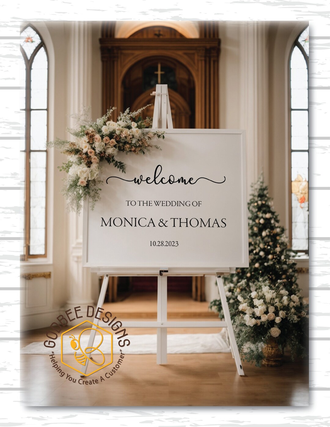 Custom Wedding Welcome Sign, Welcome Poster, Personalized Wedding Sign ...