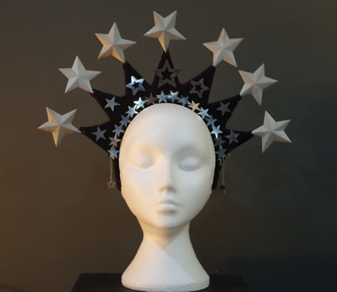 Starlight, Stars, Headdress, Headpiece, Clubbing, Fantasy, Fetish ...