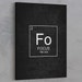 Periodic Table of Success - Focus Element / Motivational Canvas Art ...