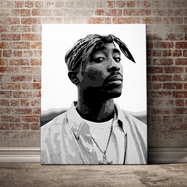 Tupac Abstract - Etsy