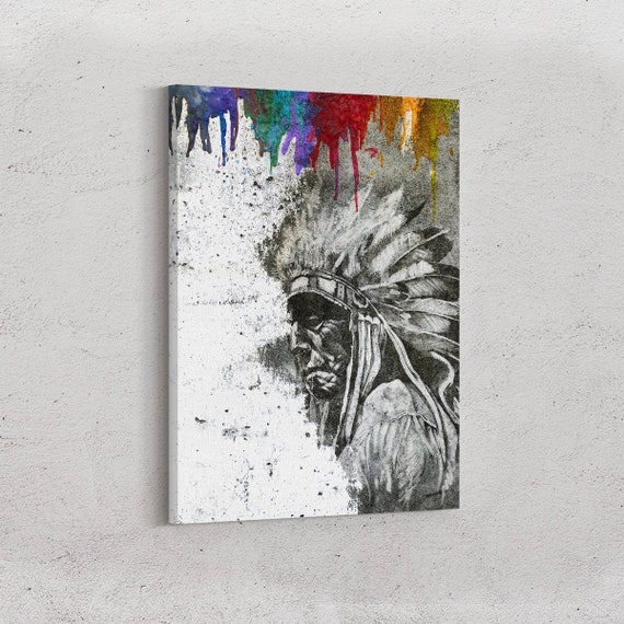 Apache Art Apache Blessing Quote Canvas Wall Art,May The Sun Bring You