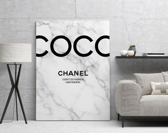 Coco chanel poster | Etsy